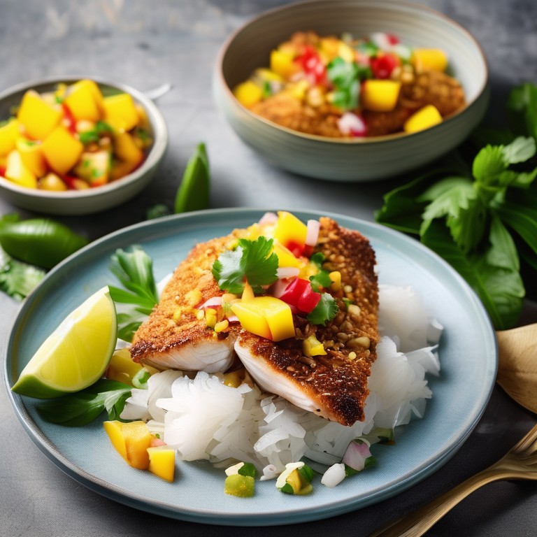 Crispy Coconut-Walnut Crusted Fish - Mr. Cook