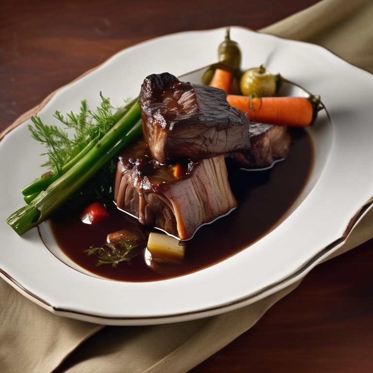 Red Wine Braised Short Ribs - Mr. Cook
