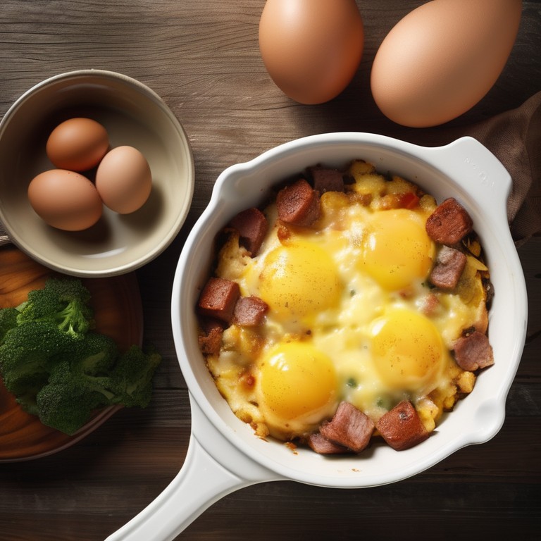 Cheesy Breakfast Casserole - Mr. Cook