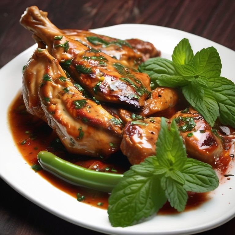 Spicy Mint Chicken - Mr. Cook