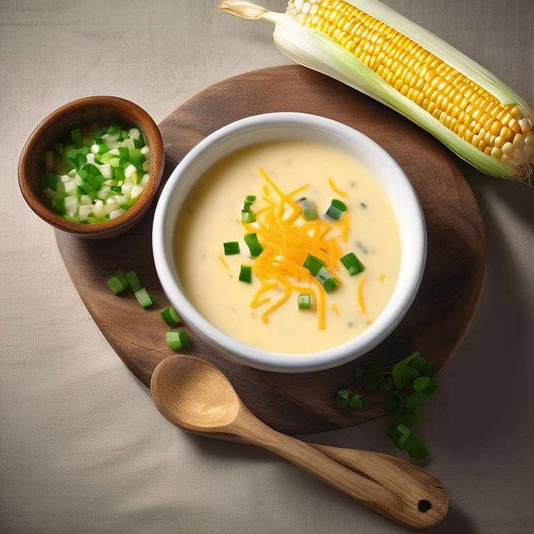 Creamy Corn and Cheese Soup - Mr. Cook
