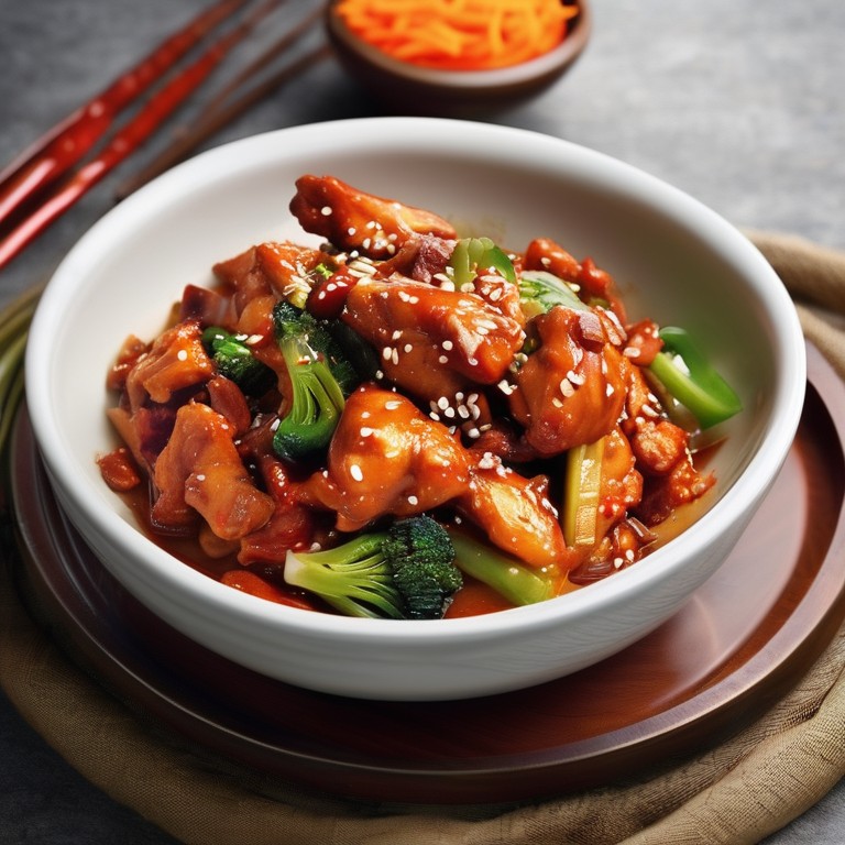 Spicy Korean Chicken Stir-Fry - Mr. Cook