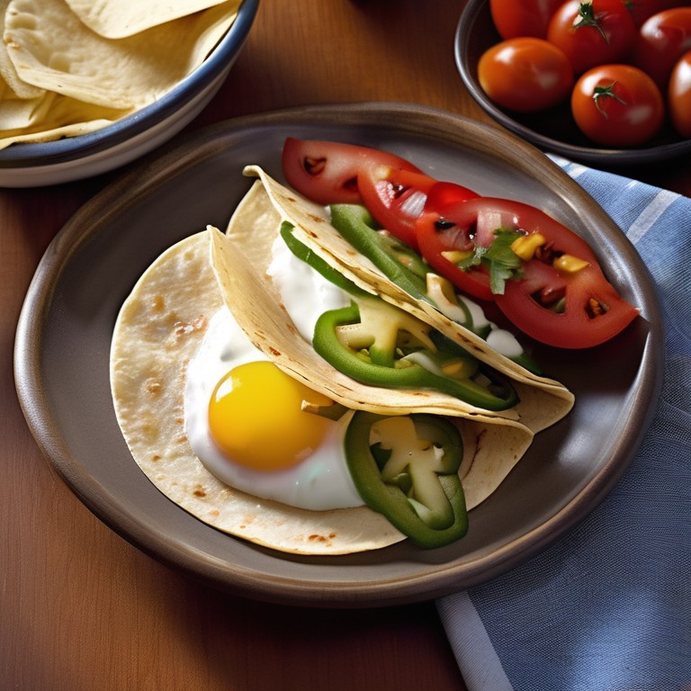 Tacos de Huevos con Queso Mozzarella y Salchichas - Mr. Cook
