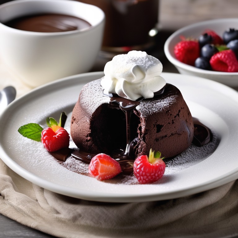Decadent Chocolate Lava Cake - Mr. Cook