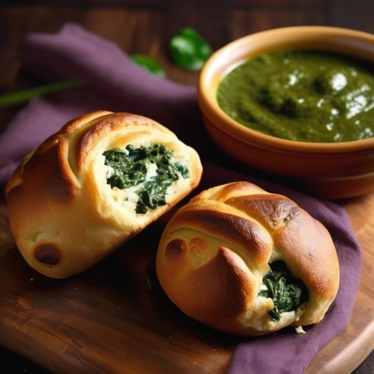 Cheesy Palak Bread Rolls - Mr. Cook