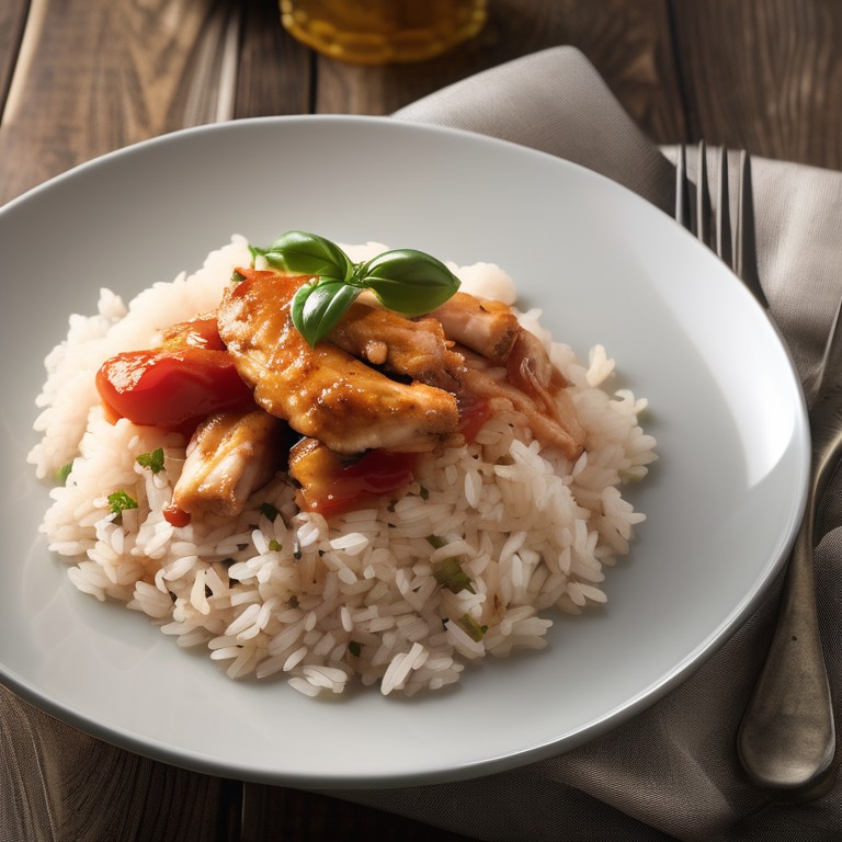 Tomato Rice Chicken - Mr. Cook