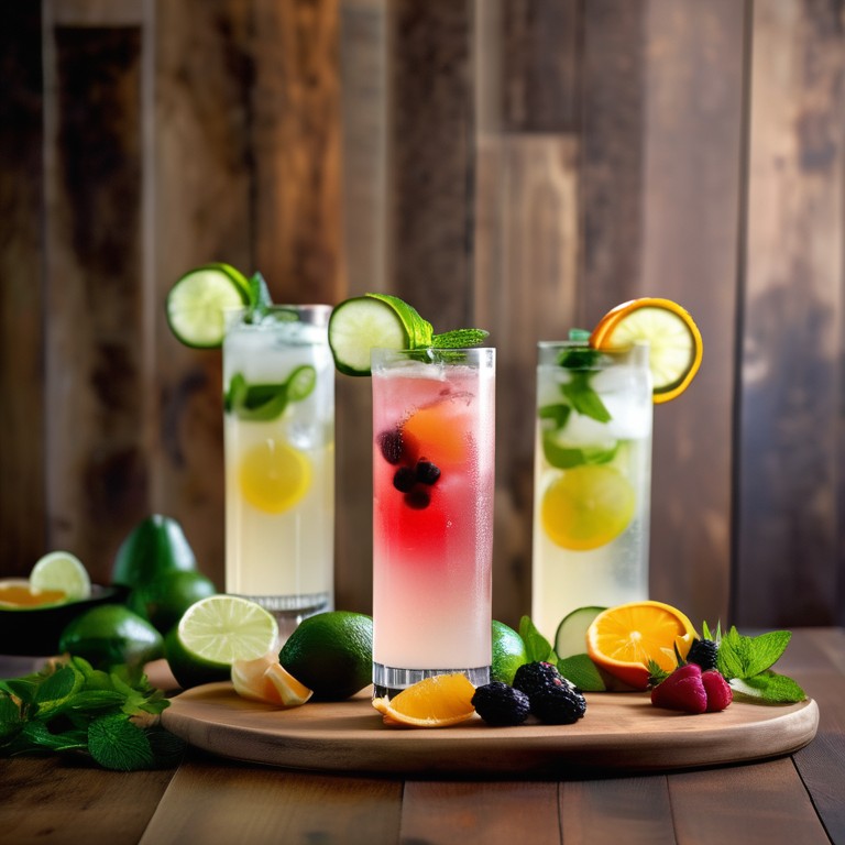 Trio of Refreshing Mocktails - Mr. Cook