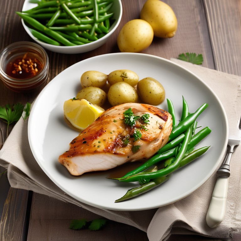 Filet de Poulet aux Haricots Verts et Pommes de Terre - Mr. Cook