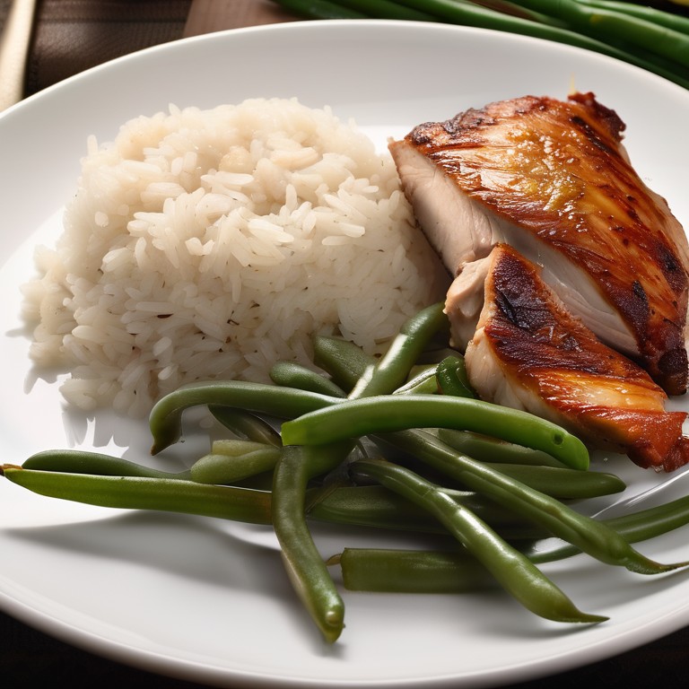 Riz aux Haricots Verts et Filet de Dinde - Mr. Cook