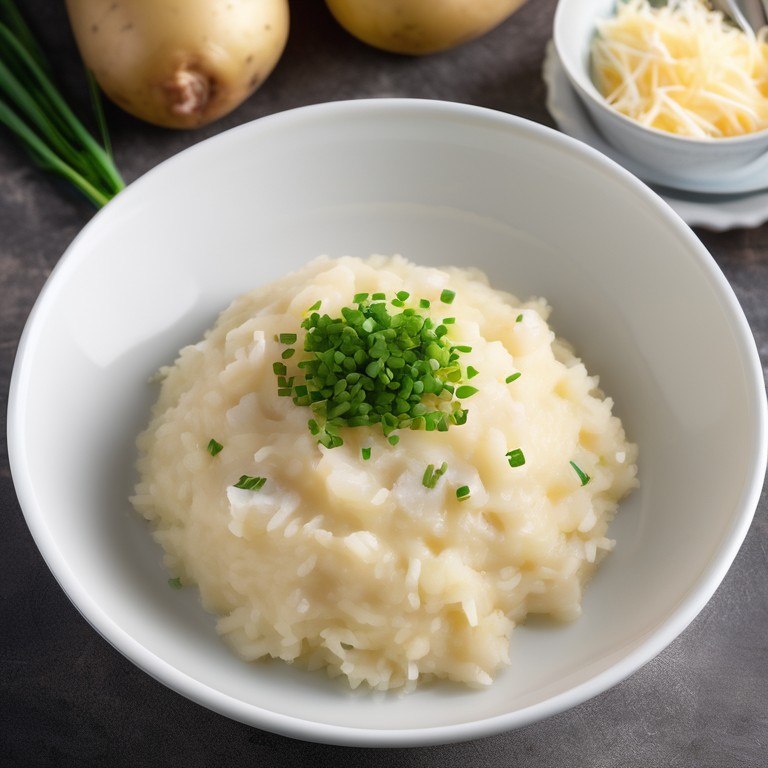 Creamy Potato Rice Mash - Mr. Cook