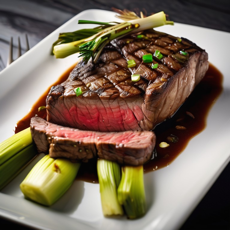 Steak aux Poireaux - Mr. Cook