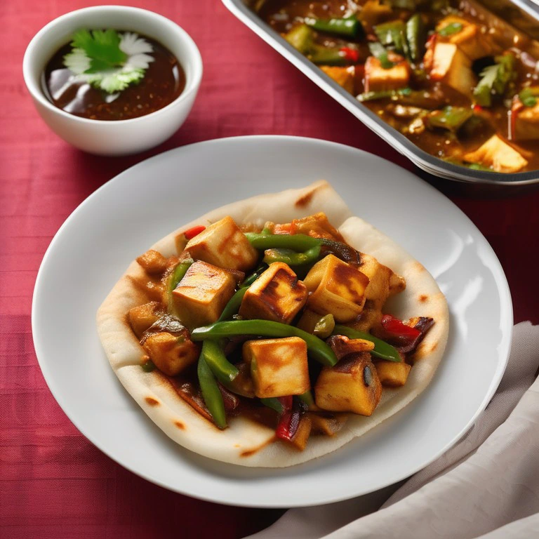 Spicy Paneer Stir-Fry Roti - Mr. Cook