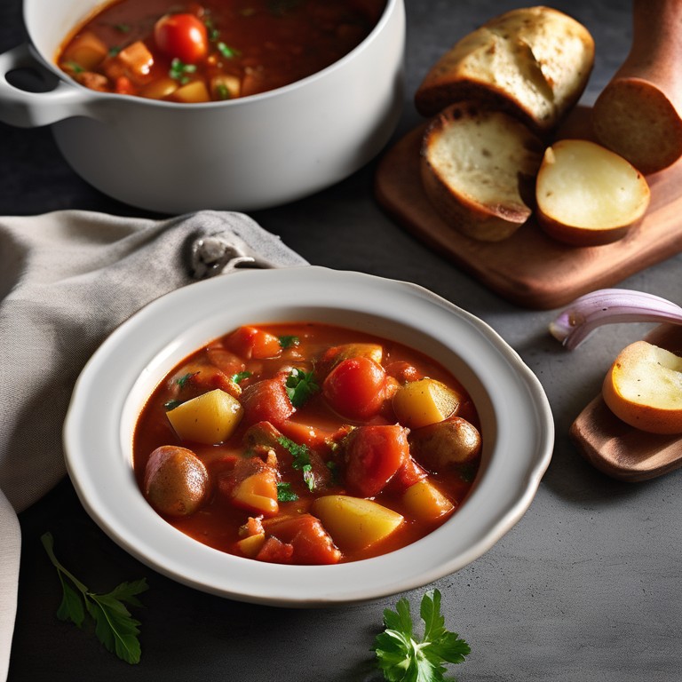 Spiced Tomato and Potato Stew - Mr. Cook