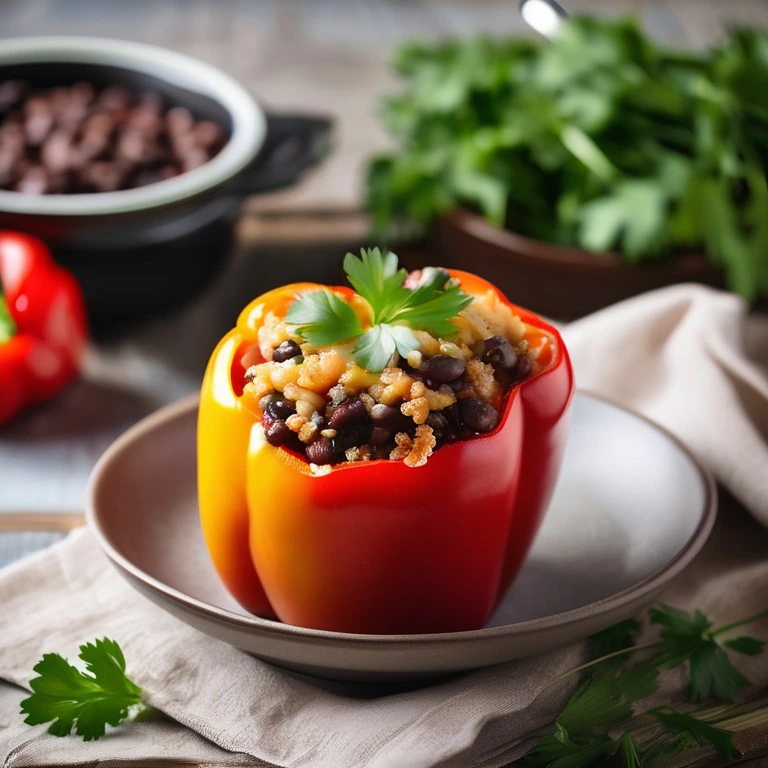 Stuffed Capsicum Delight - Mr. Cook