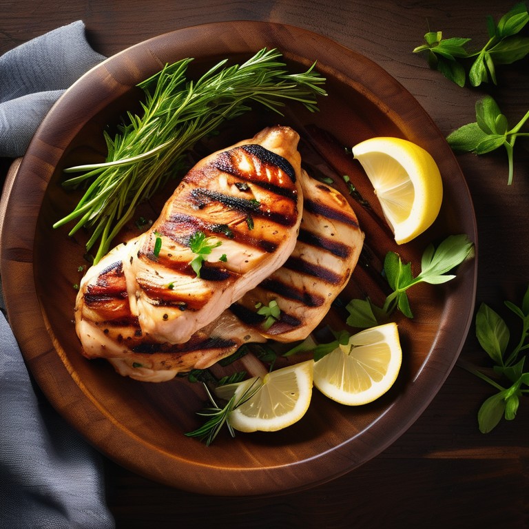 Pollo a la Parrilla con Limón y Hierbas - Mr. Cook