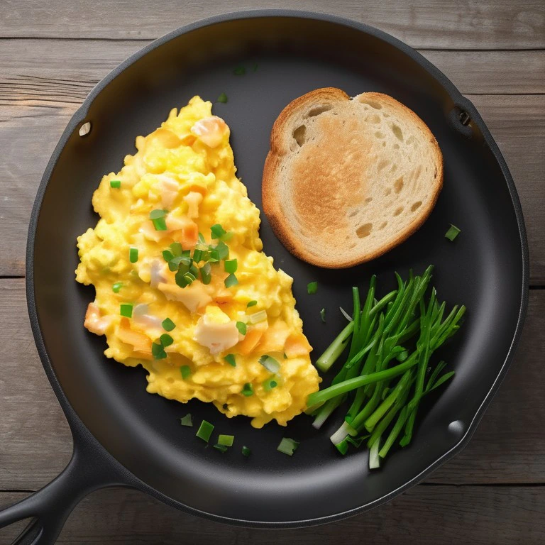 Fluffy Scrambled Eggs - Mr. Cook