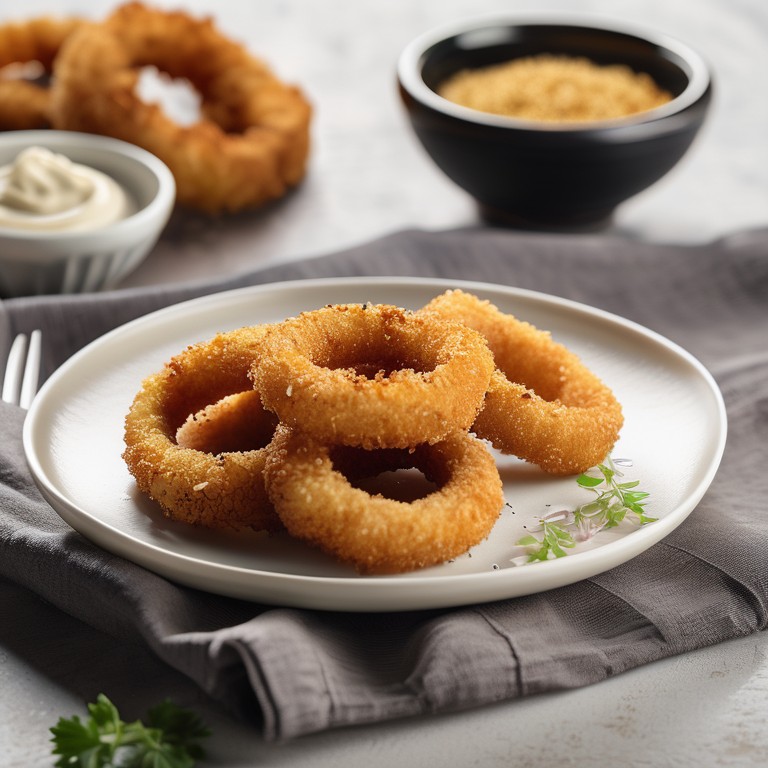 Crispy Onion Rings - Mr. Cook