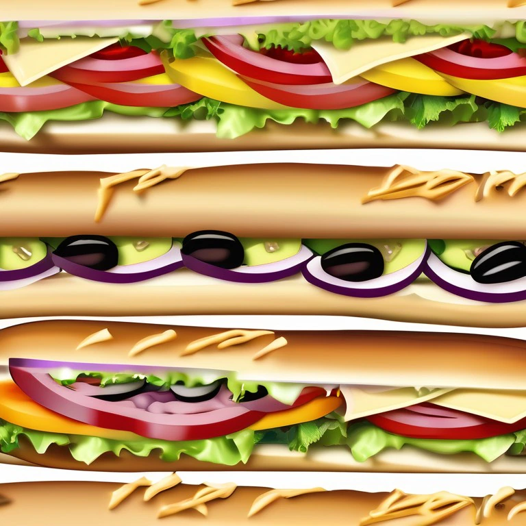 Ultimate Veggie Foot Long Sub - Mr. Cook