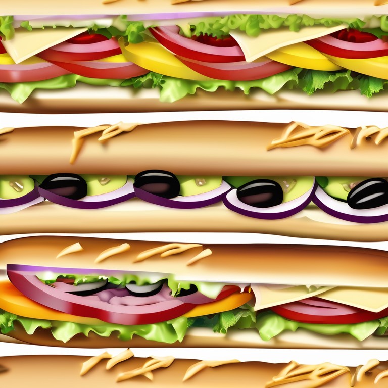 Ultimate Veggie Foot Long Sub - Mr. Cook