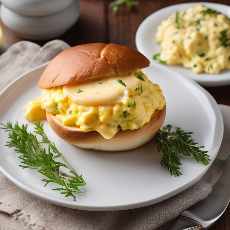 Egg-Stuffed Breakfast Bun - Mr. Cook
