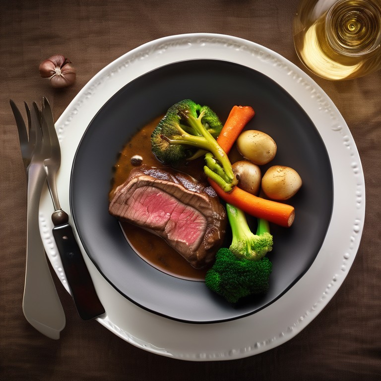 Savory Rump Steak with Mushroom Sauce - Mr. Cook