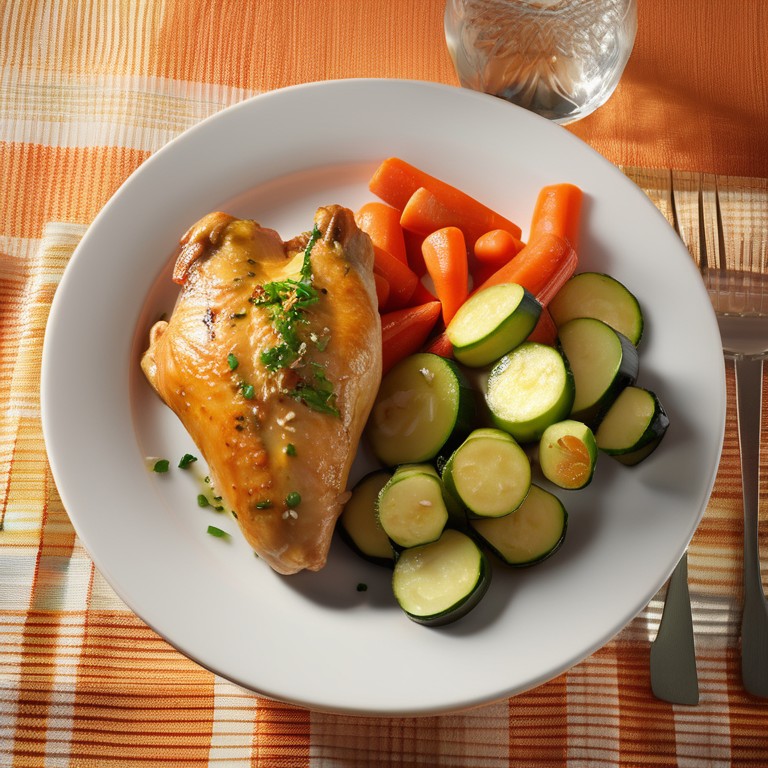 Pollo con Calabacín y Zanahoria - Mr. Cook