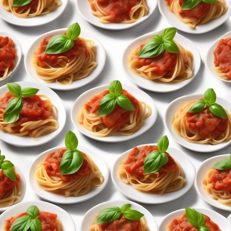 Pasta Casera con Salsa de Tomate y Albahaca - Mr. Cook