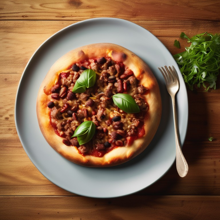 Pizza à la Viande Hachée et Haricots Rouges - Mr. Cook