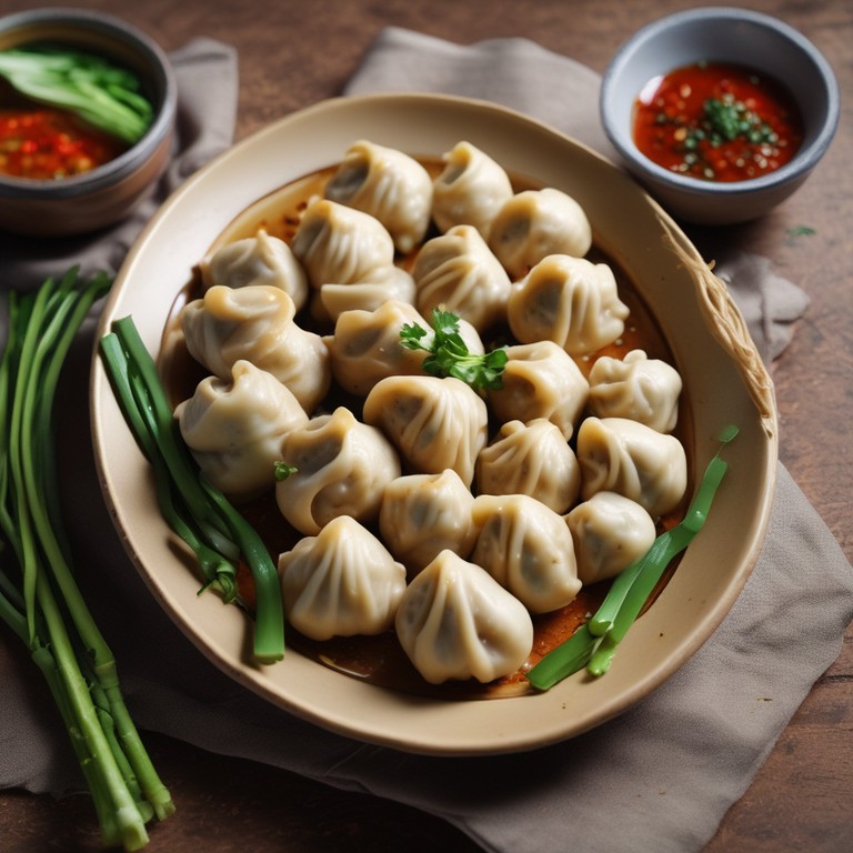 Homemade Momo with Spicy Dipping Sauce - Mr. Cook