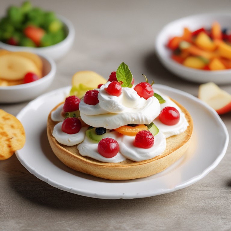 Postre de Pan Pita con Nata - Mr. Cook