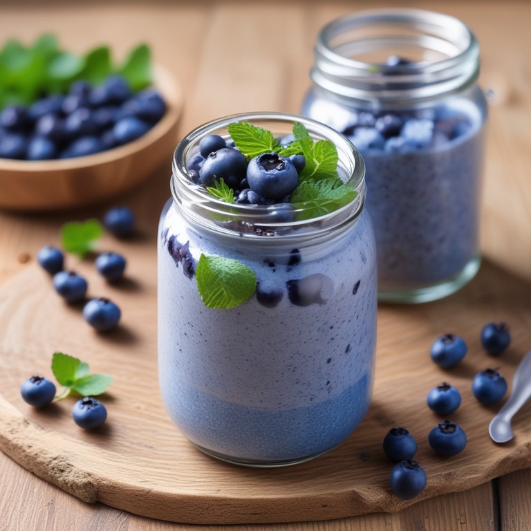 Blue Chia Pudding - Mr. Cook