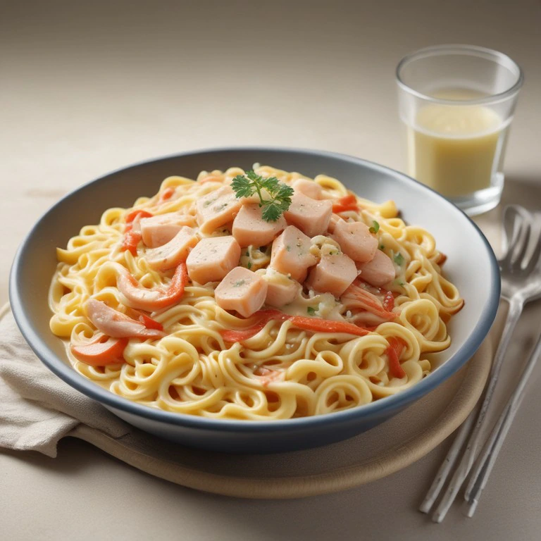 Creamy Surimi Snow Legs Noodles - Mr. Cook