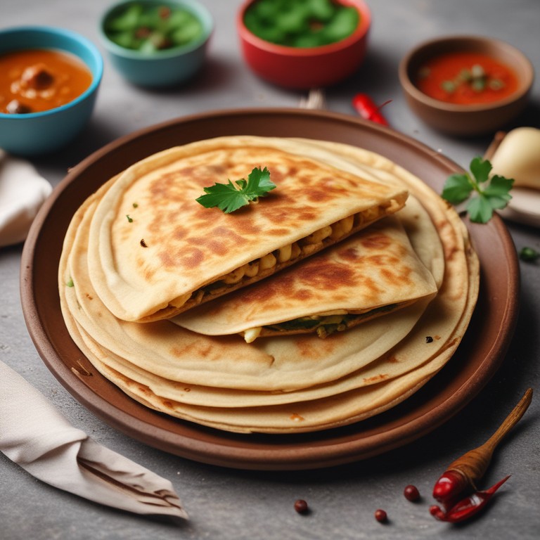 Spicy Potato Stuffed Paratha - Mr. Cook