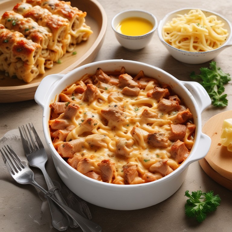 Cheesy Pork and Pasta Bake - Mr. Cook