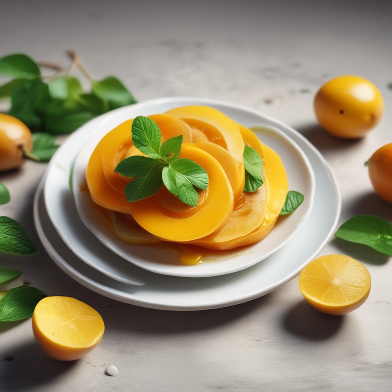 Honey-Glazed Ripen Mango Slices - Mr. Cook