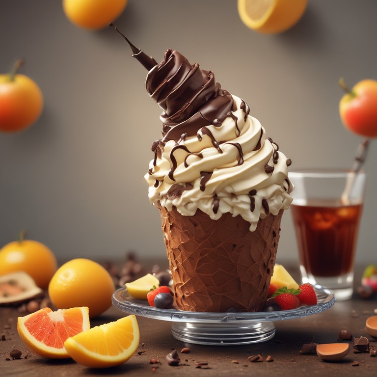 Chocotorro Helado de Chocolate con Sirope de Coca-Cola y Frutas - Mr. Cook