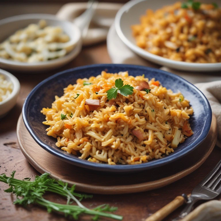 Spiced Onion Rice Pilaf - Mr. Cook