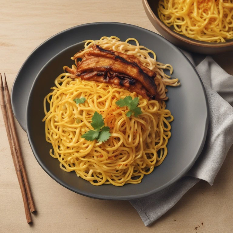 Golden Turmeric Noodles - Mr. Cook