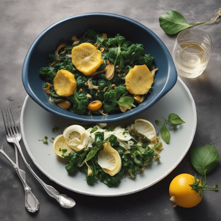 Knuspriges Mangold-Gemüse mit Knoblauch und Zitrone - Mr. Cook