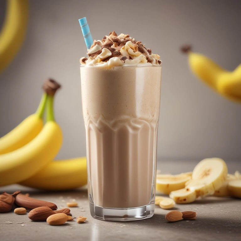 Banana Almond Protein Shake - Mr. Cook