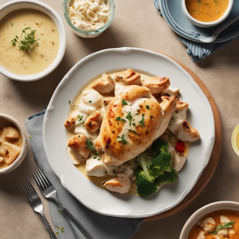 Creamy Lassoni Chicken - Mr. Cook