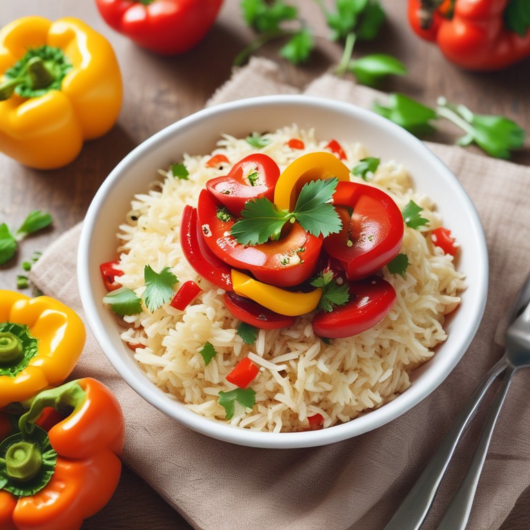 Bell Pepper Basmati Rice - Mr. Cook
