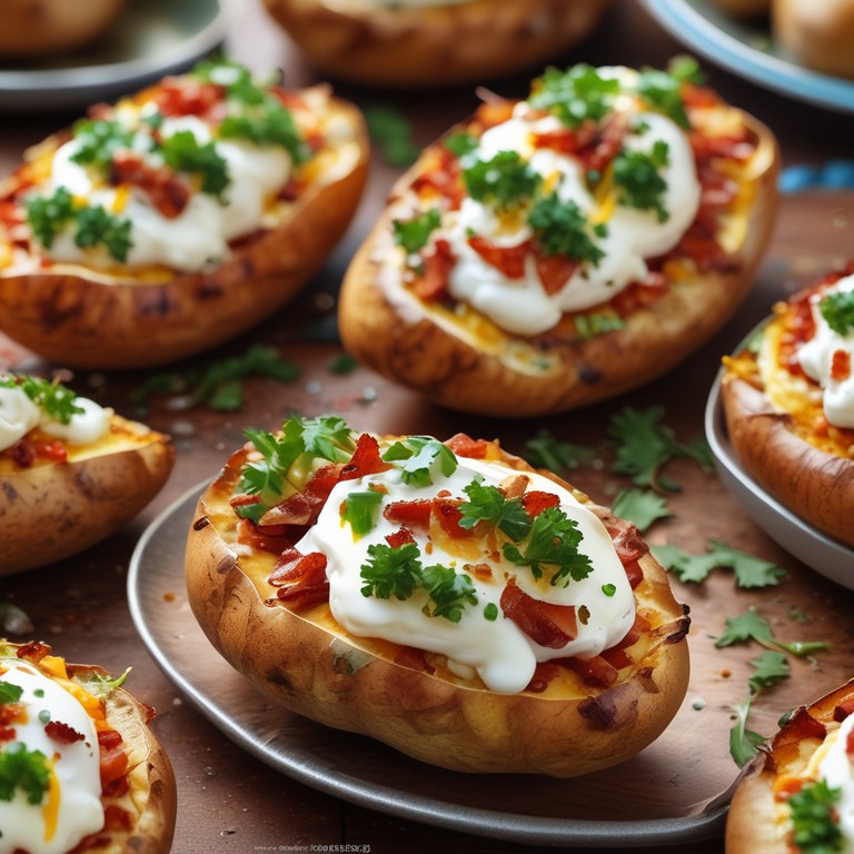 Ultimate Loaded Birthday Potatoes - Mr. Cook