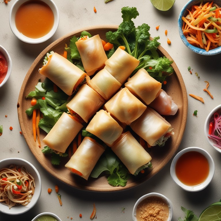 Colorful Birthday Spring Rolls - Mr. Cook