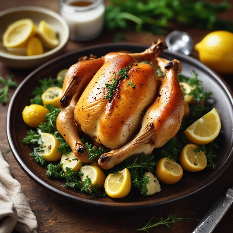 Pollo al Horno con Limón y Hierbas - Mr. Cook