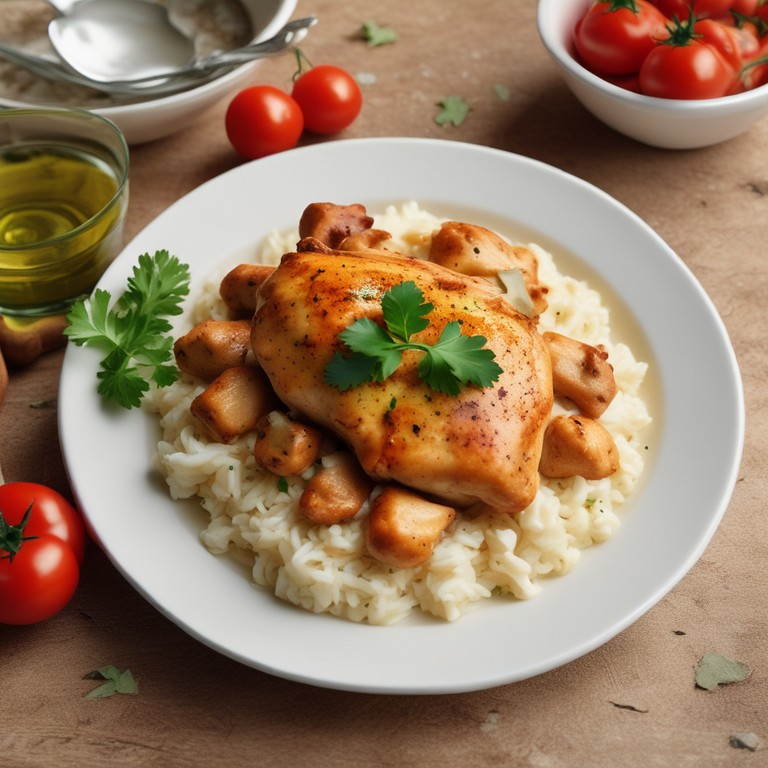 Frango com Creme de Leite e Extrato de Tomate - Mr. Cook