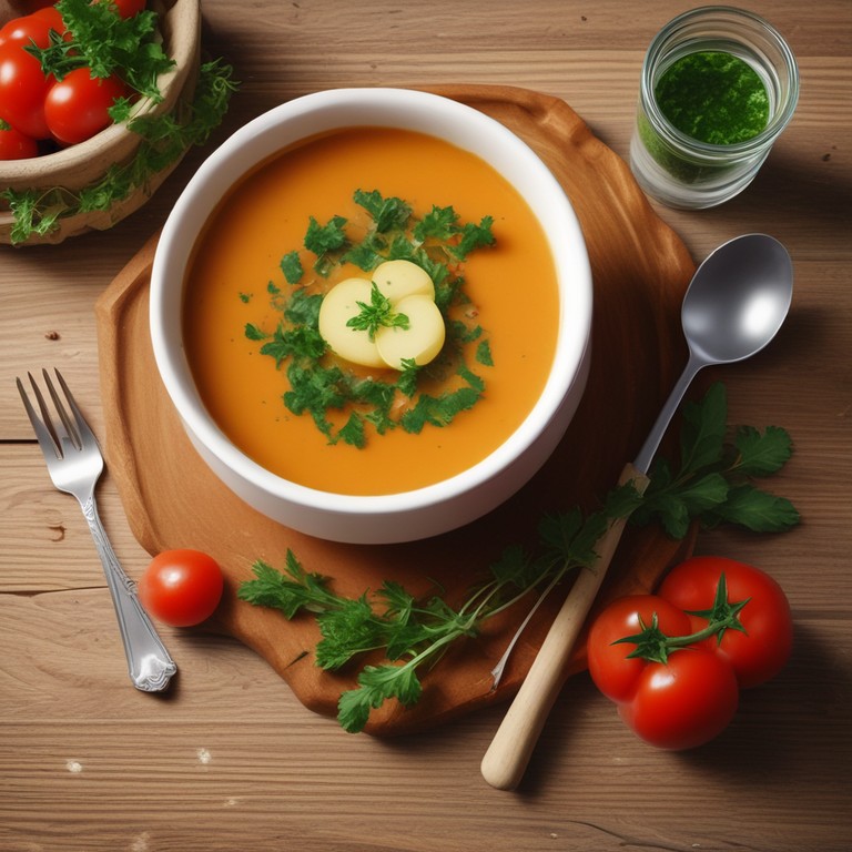 Creamy Potato and Tomato Soup - Mr. Cook