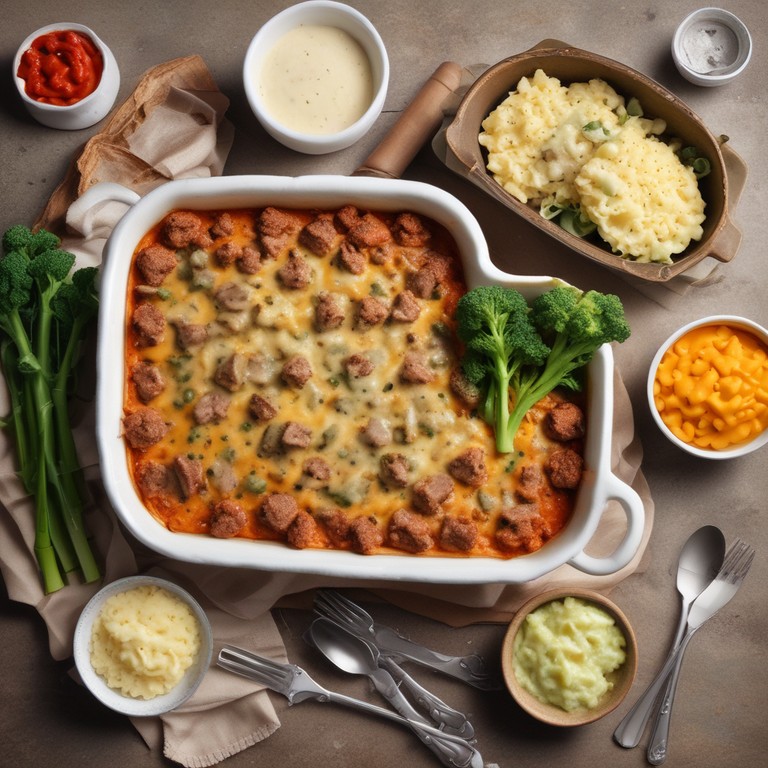 Cheesy Beef and Veggie Casserole - Mr. Cook