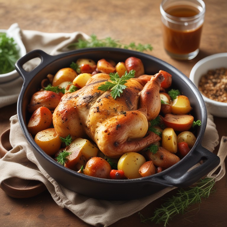 Pollo al Horno con Papas - Mr. Cook