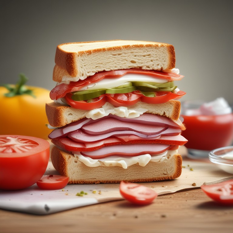 Deluxe Polony Sandwich - Mr. Cook